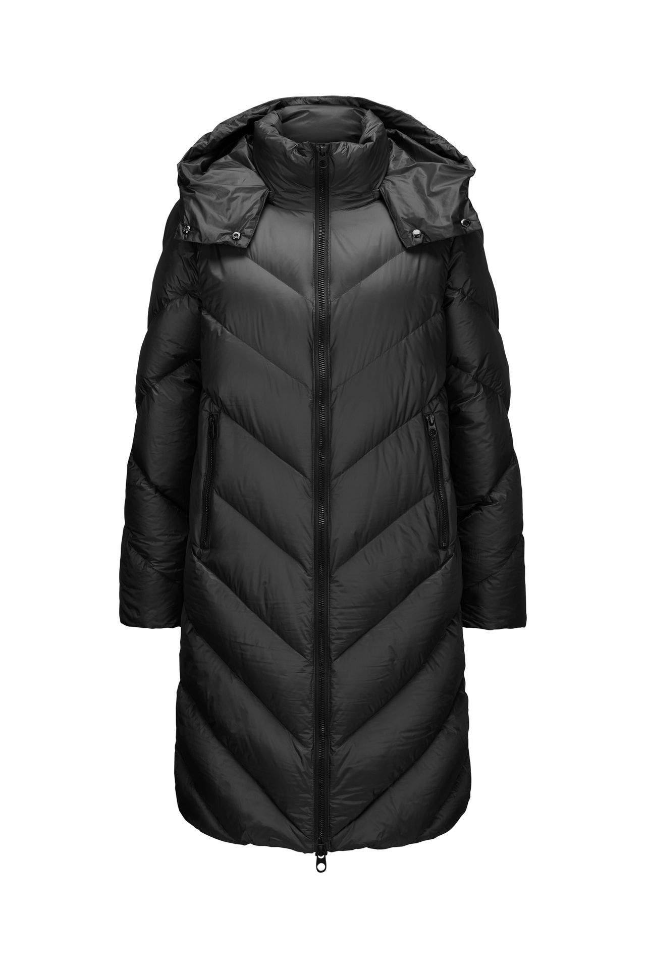 MILESTONE Daunenmantel 'Alissa' schwarz » günstig online kaufen ...