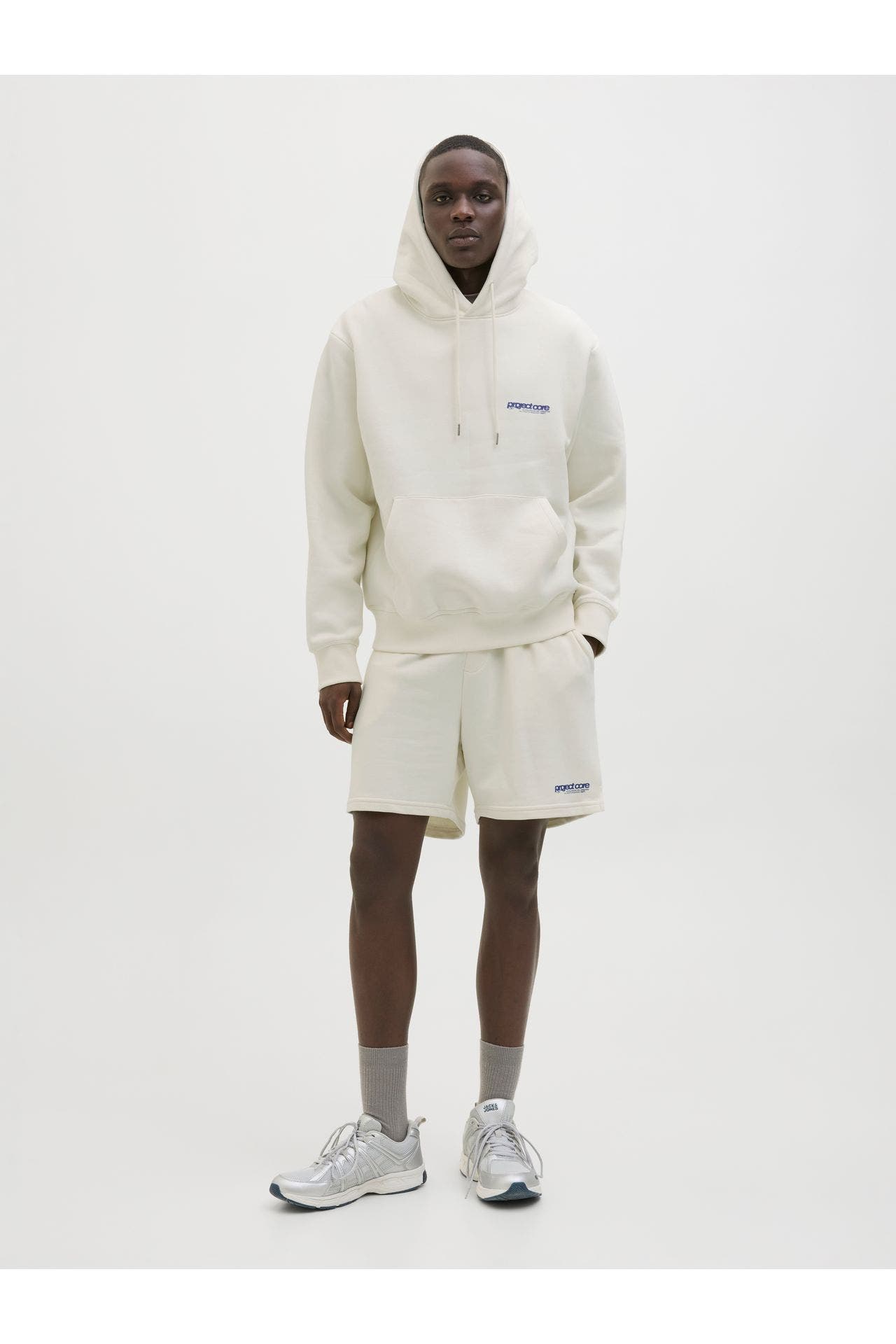 JACK & JONES Sweat-Shorts 'Jpstkarl Union' vanille » günstig online kaufen