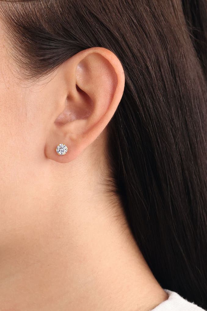 AMOR Ohrstecker für Damen, Gold 585, Zirkonia synth. » günstig online ...