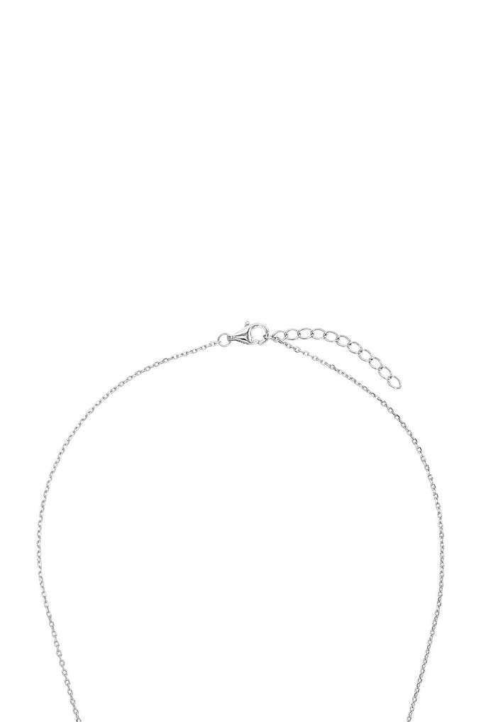 AMOR Kette mit Anhänger für Damen, 925 Sterling Silber, Zirkonia synth ...