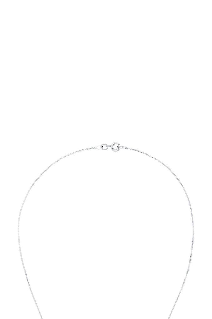 AMOR Kette mit Anhänger für Damen, 925 Sterling Silber, Zirkonia synth ...