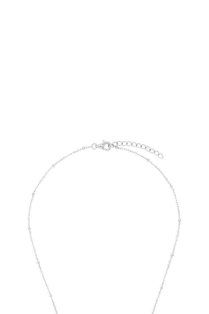 AMOR Kette mit Anhänger für Damen, 925 Sterling Silber, Zirkonia synth ...