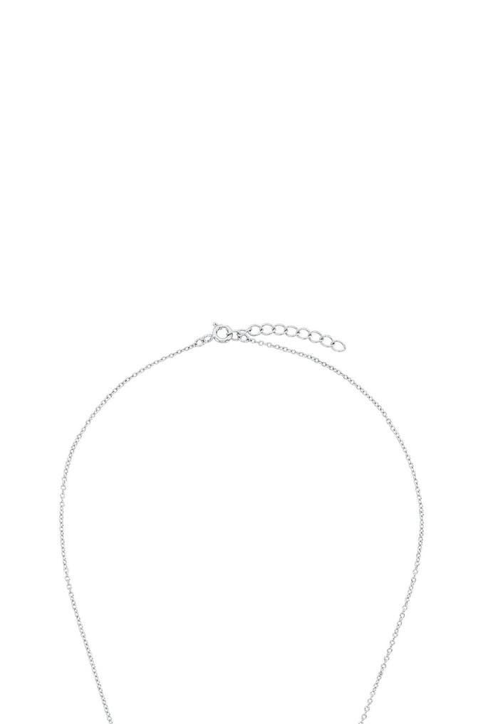 AMOR Kette mit Anhänger für Damen, 925 Sterling Silber, Zirkonia synth ...