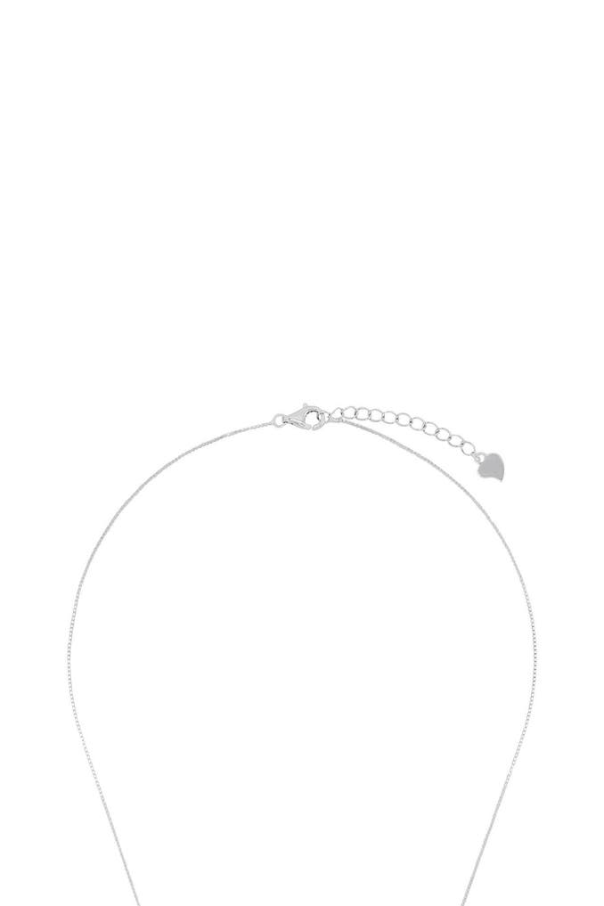 AMOR Kette mit Anhänger für Damen, 925 Sterling Silber, Zirkonia synth ...