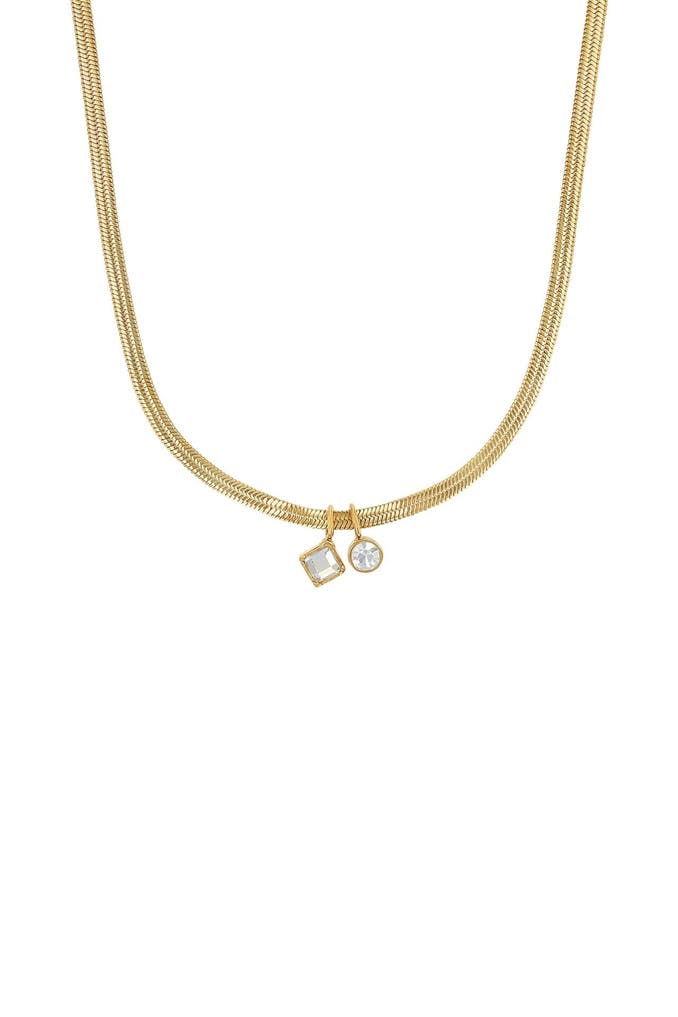 NOELANI Kette mit Anhänger für Damen, Edelstahl, Zirkonia synth ...