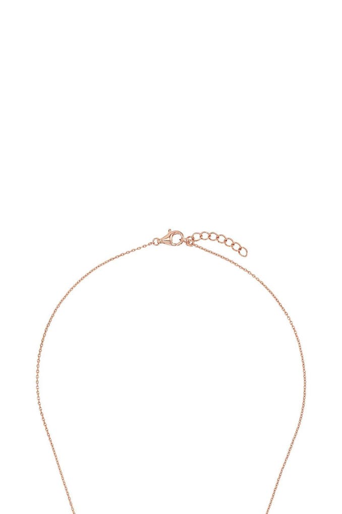 AMOR Kette mit Anhänger für Damen, 925 Sterling Silber, Zirkonia synth ...