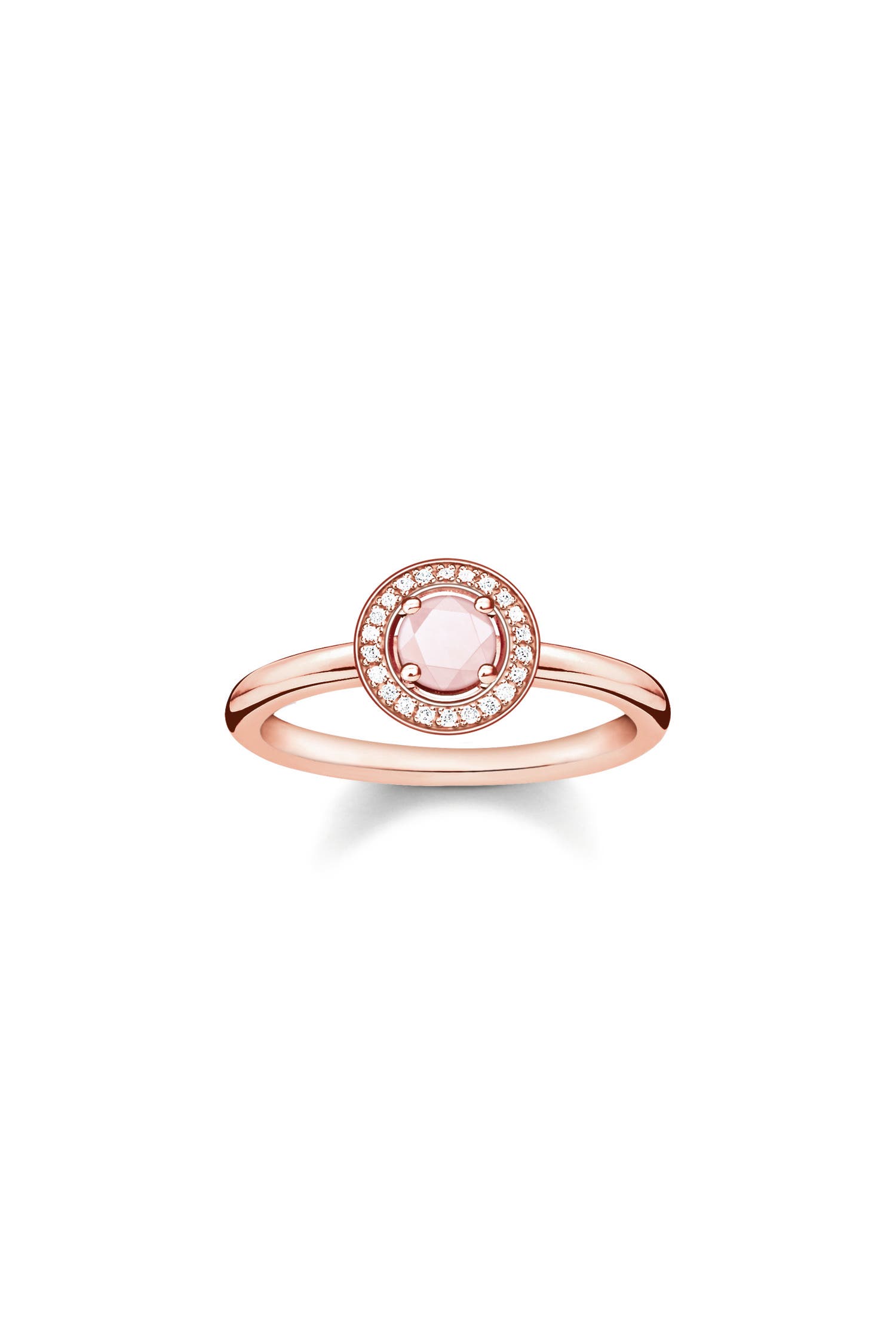 THOMAS SABO Ring Light of Luna 925 Sterlingsilber, 750 Roségold ...