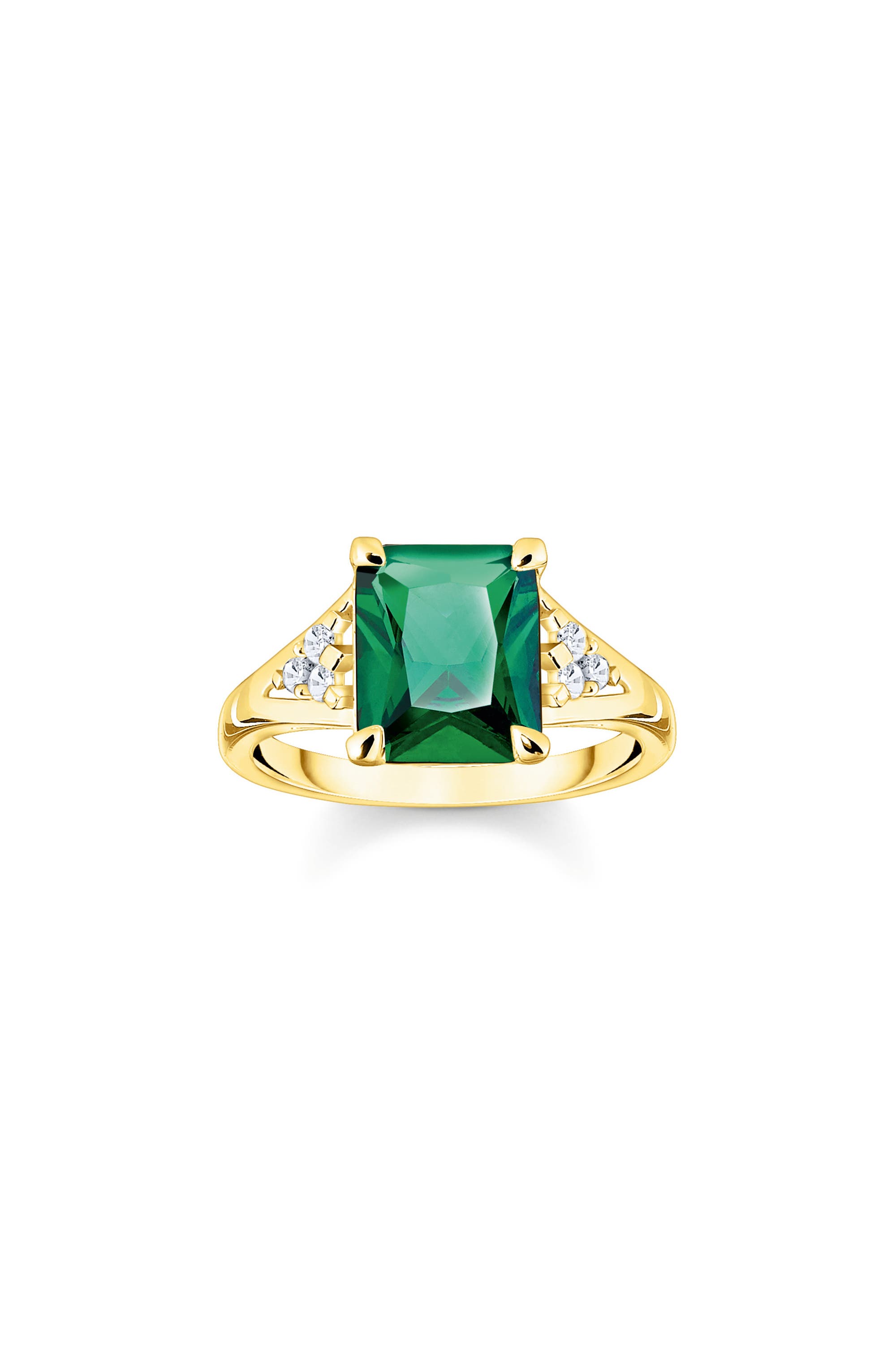 Ring Gruner Stein Gold
