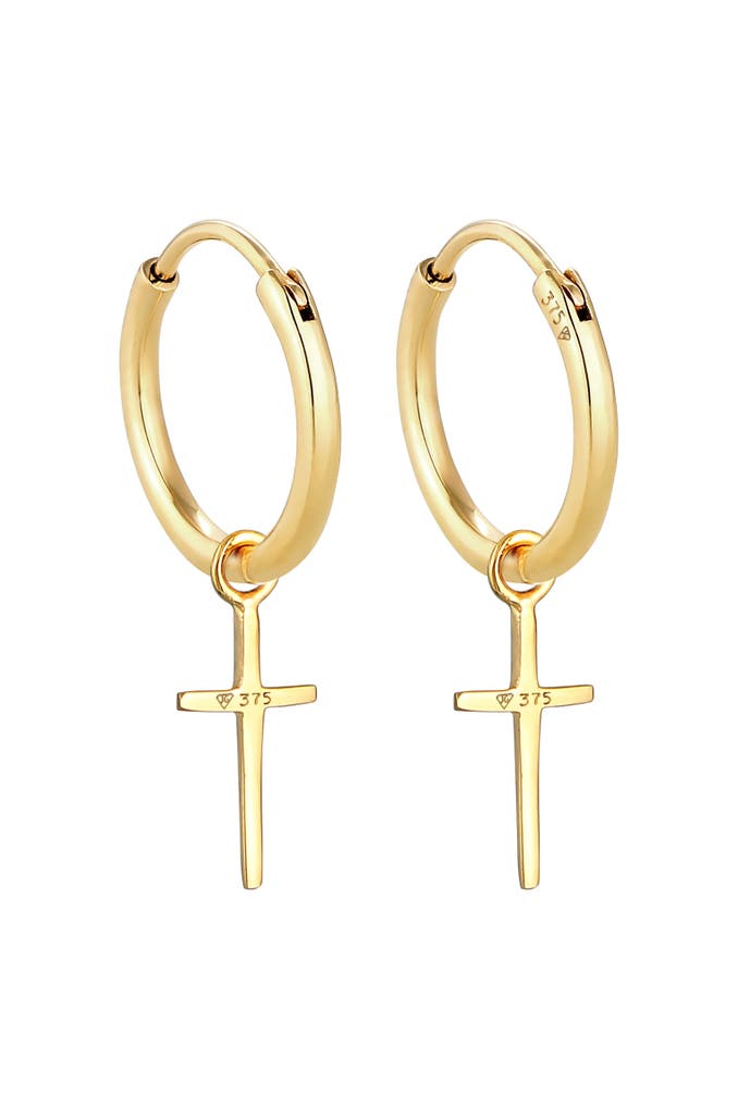 Spannende Ohrringe Kreuz Gold Bilder