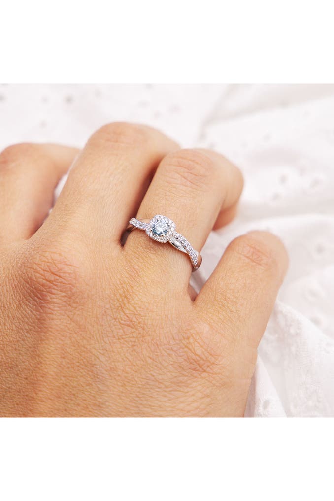 DIAM ADDICT Ring 585 Weißgold mit im Labor gezüchteten Diamanten silber ...