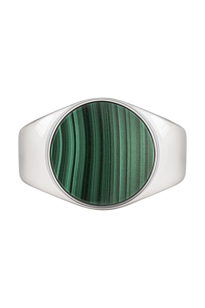 CAI Ring 925 Silber rhodiniert Malachit silber » günstig online kaufen