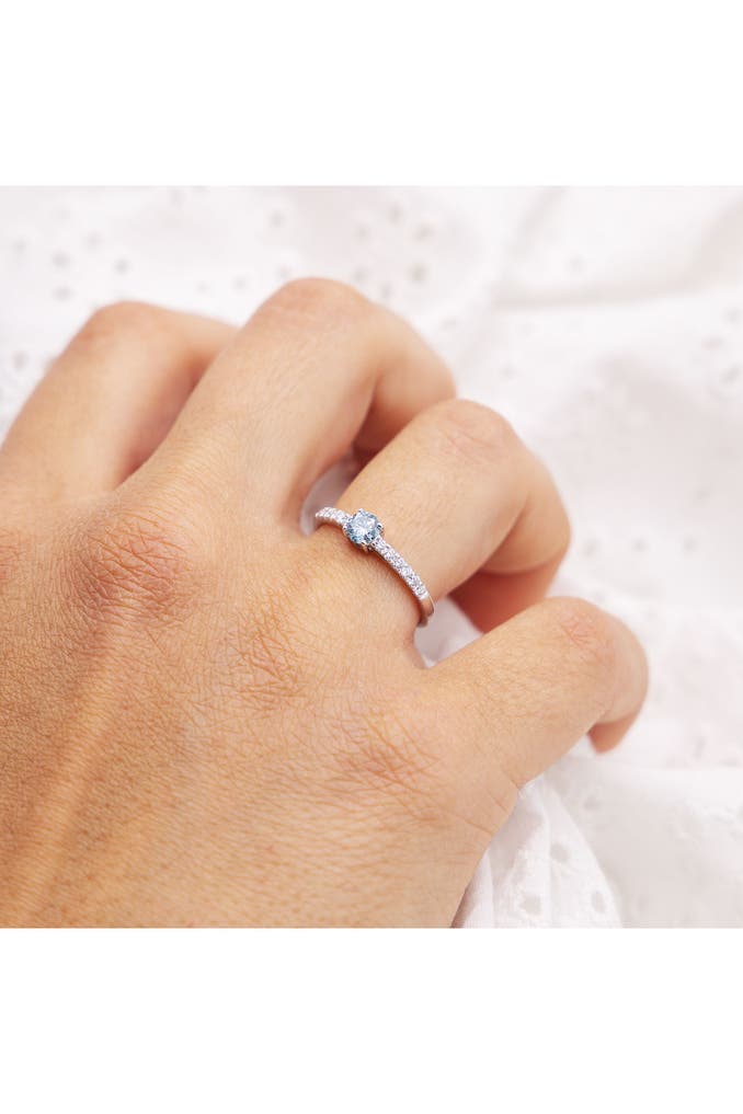 DIAM ADDICT Ring 585 Weißgold mit im Labor gezüchteten Diamanten silber ...