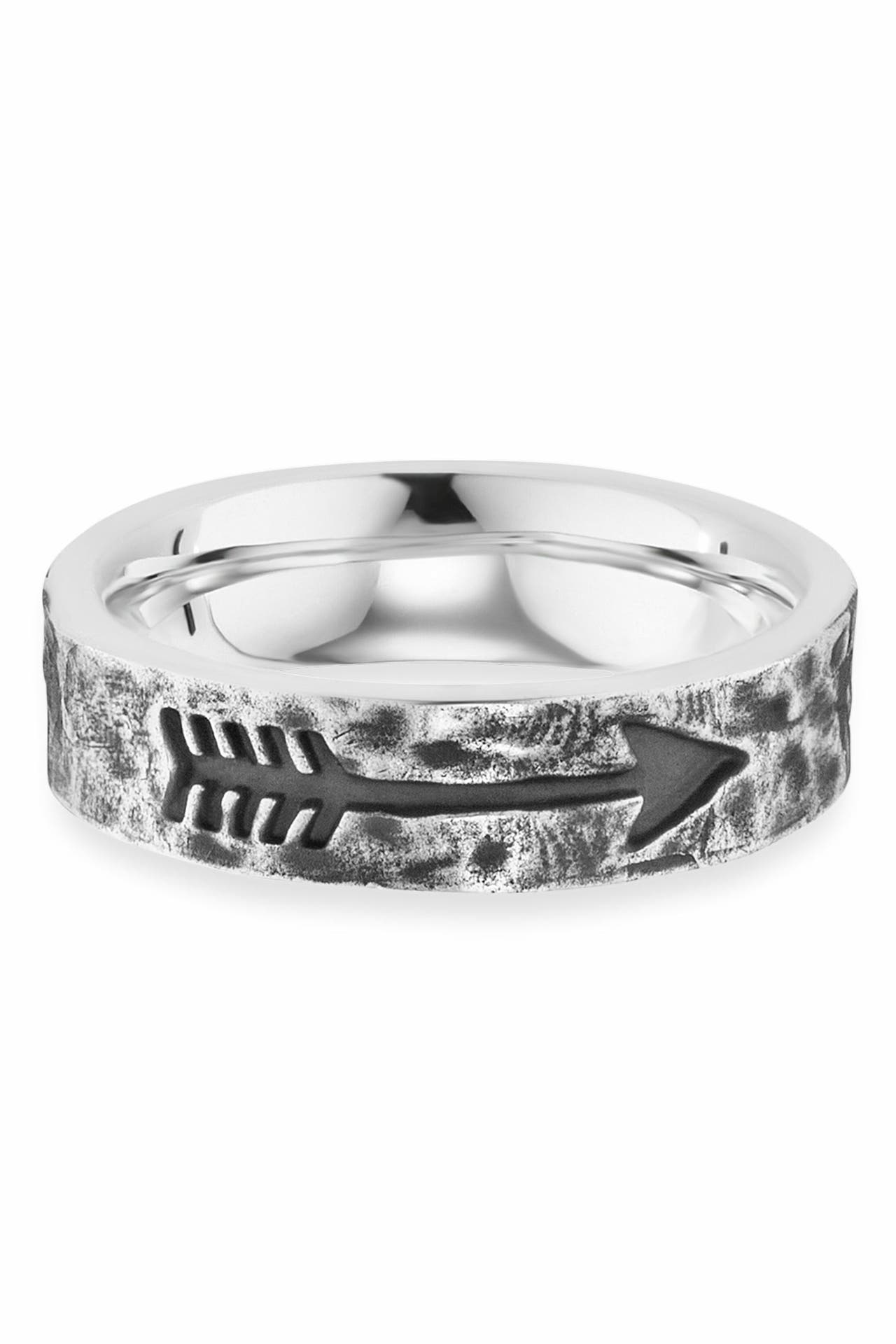 CAI Ring 925/- Sterling Silber rhodiniert matt Pfeil silber » günstig ...