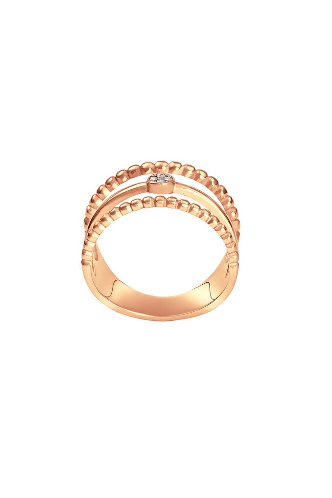 HEIDEMAN Ring Unda rosegoldfarben » günstig online kaufen
