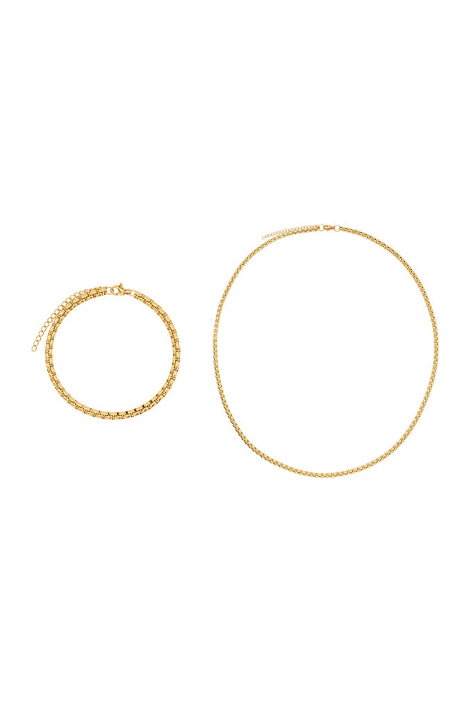 HEIDEMAN Kette Set Vetus goldfarben goldfarben » günstig online kaufen