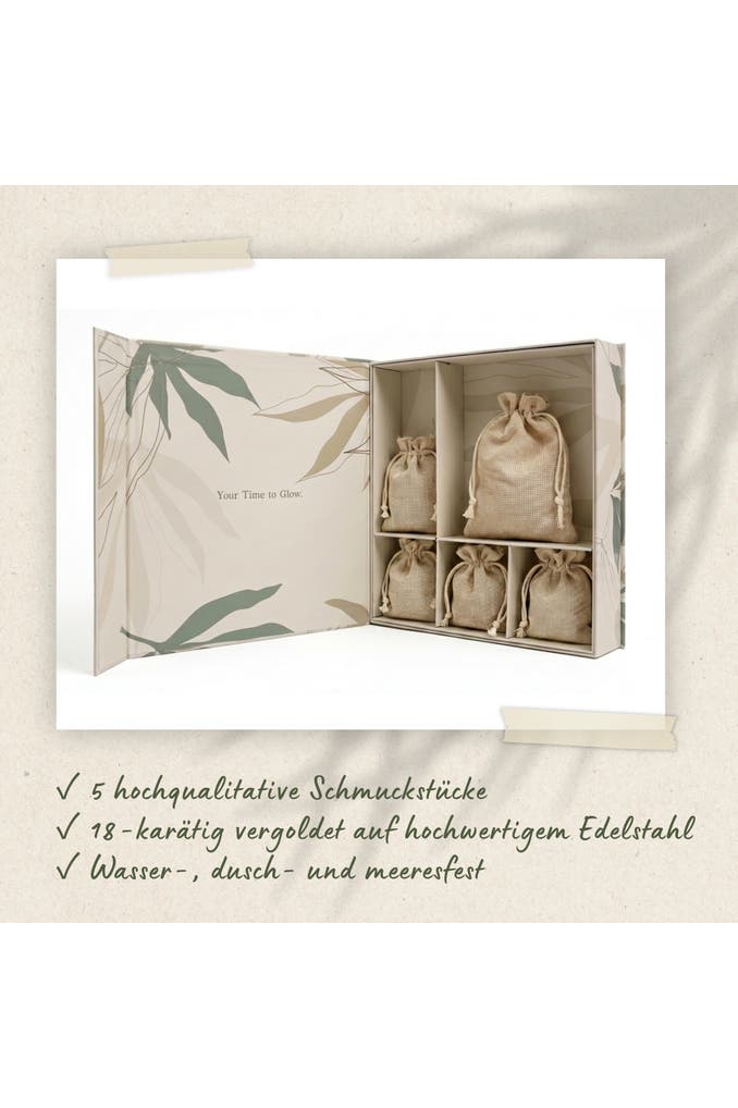HEIDEMAN Schmuckset Summerbox Mailand silberfarben silberfarben poliert ...