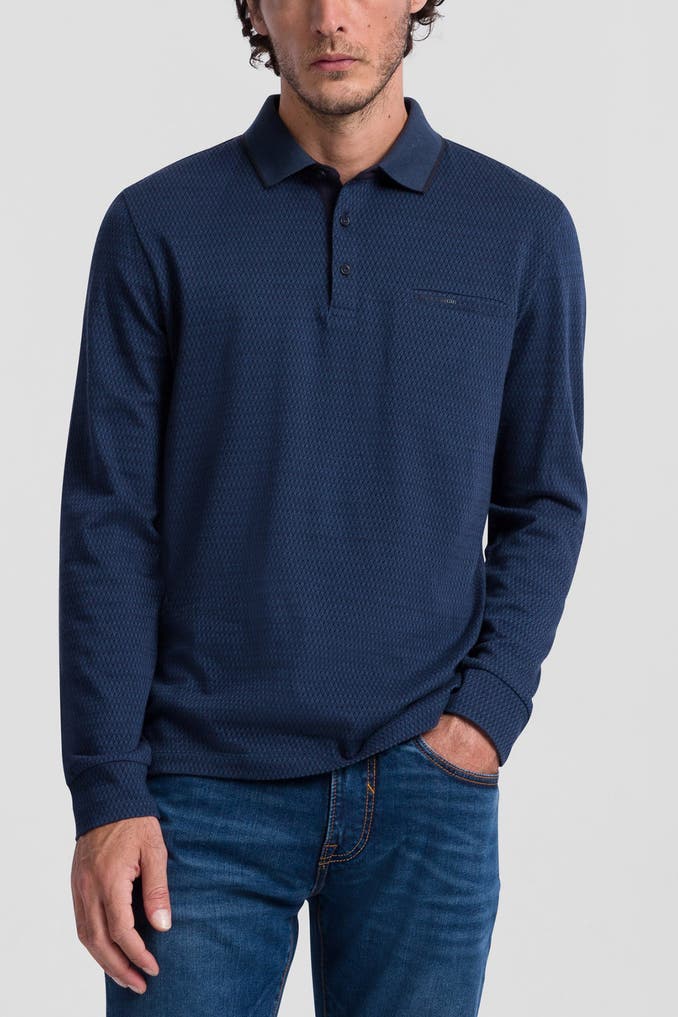 PIERRE CARDIN Polo-Shirt Black Iris » günstig online kaufen | Outletcity