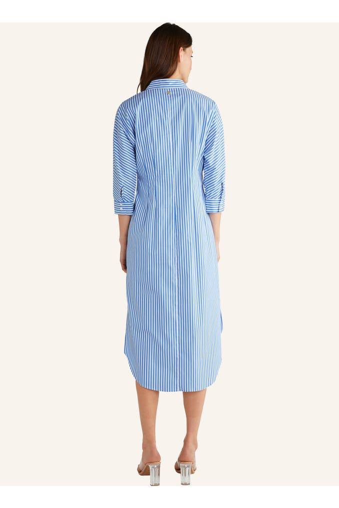 JOOP! Blusenkleid Hemdblusenkleid in Blau/Weiß gestreift blau/weiß ... JOOP! Blusenkleid Hemdblusenkleid in Blau/Weiß gestreift blau/weiß ...