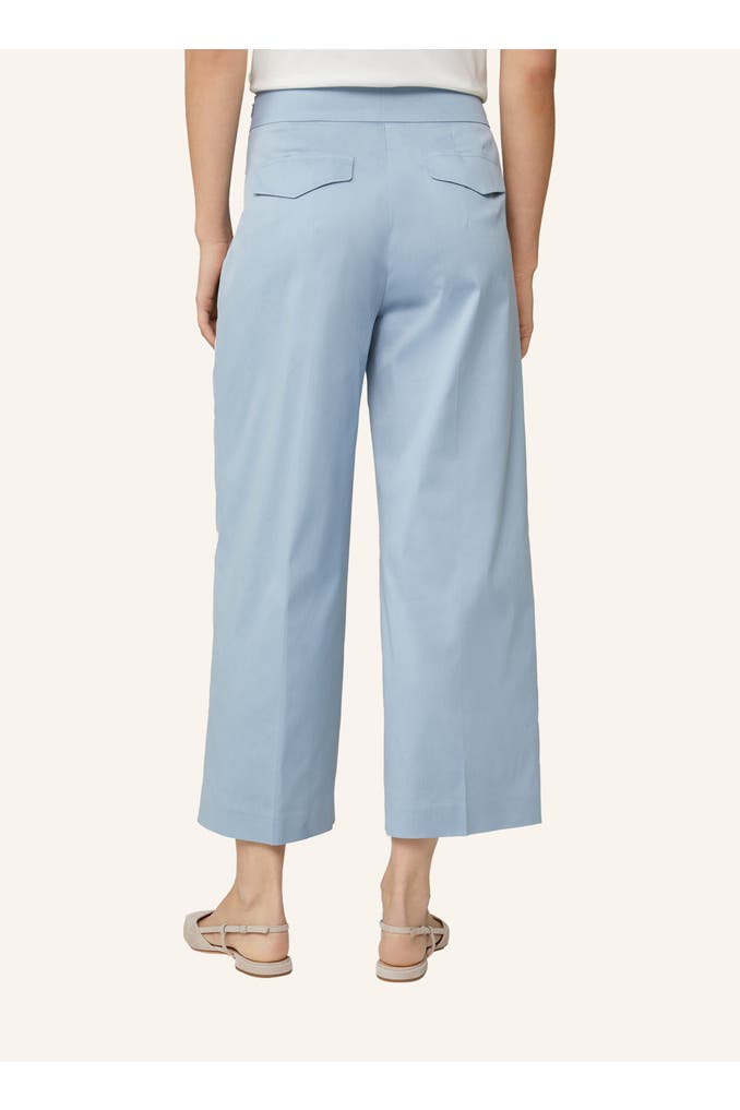 WINDSOR. Marlene-Hose Verkürzte Baumwollstretch-Culotte in Schwarz ...