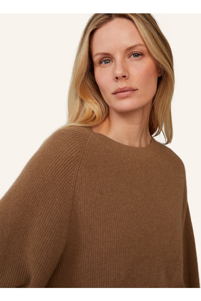 WINDSOR. Pullover Cashmere-Pullover mit Raglanärmeln in Caramel caramel » günstig online kaufen ...