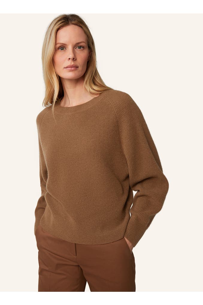 WINDSOR. Pullover Cashmere-Pullover mit Raglanärmeln in Caramel caramel » günstig online kaufen ...