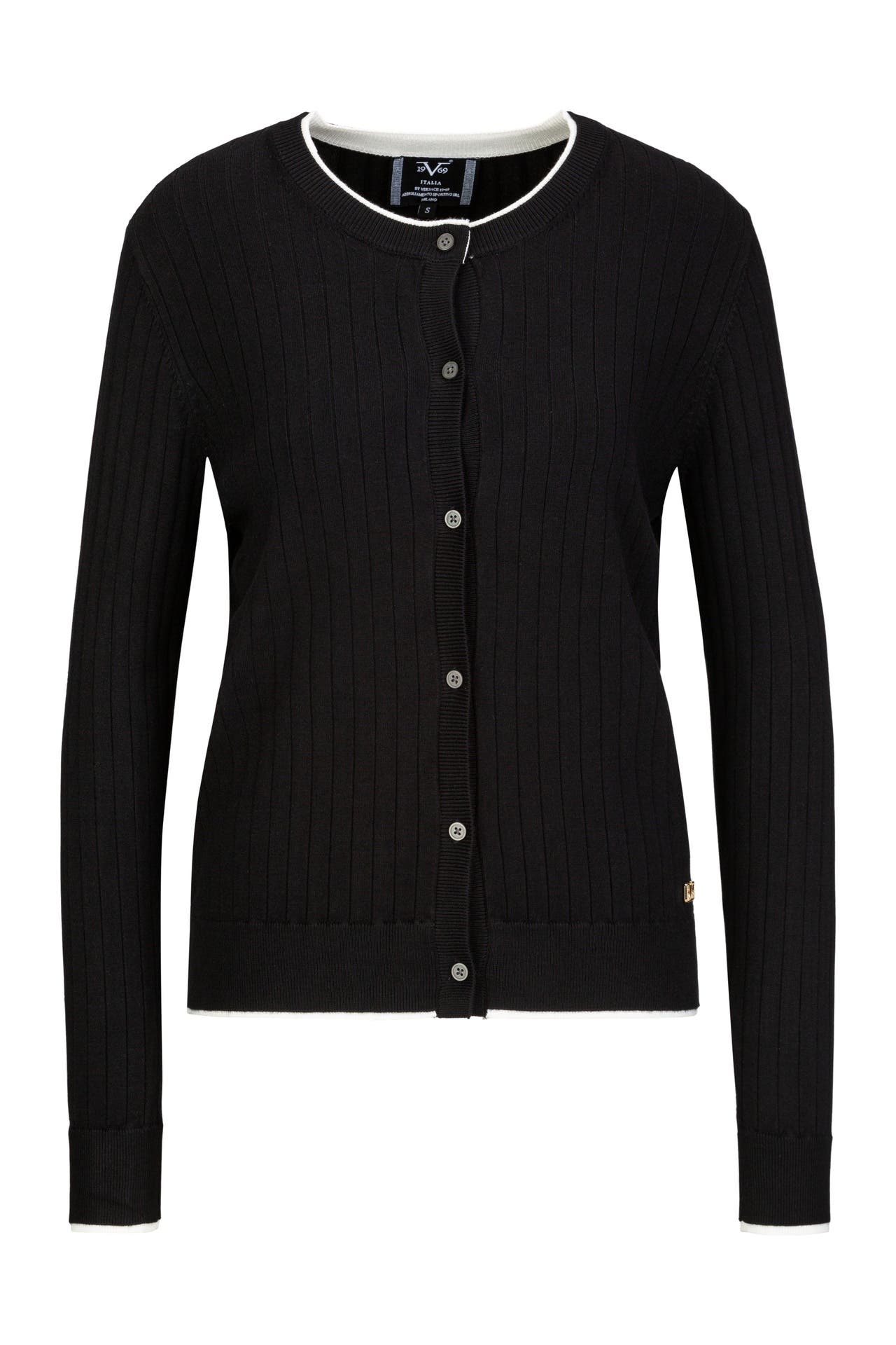 19V69-ITALIA Strickjacke Caro Black » günstig online kaufen | Outletcity