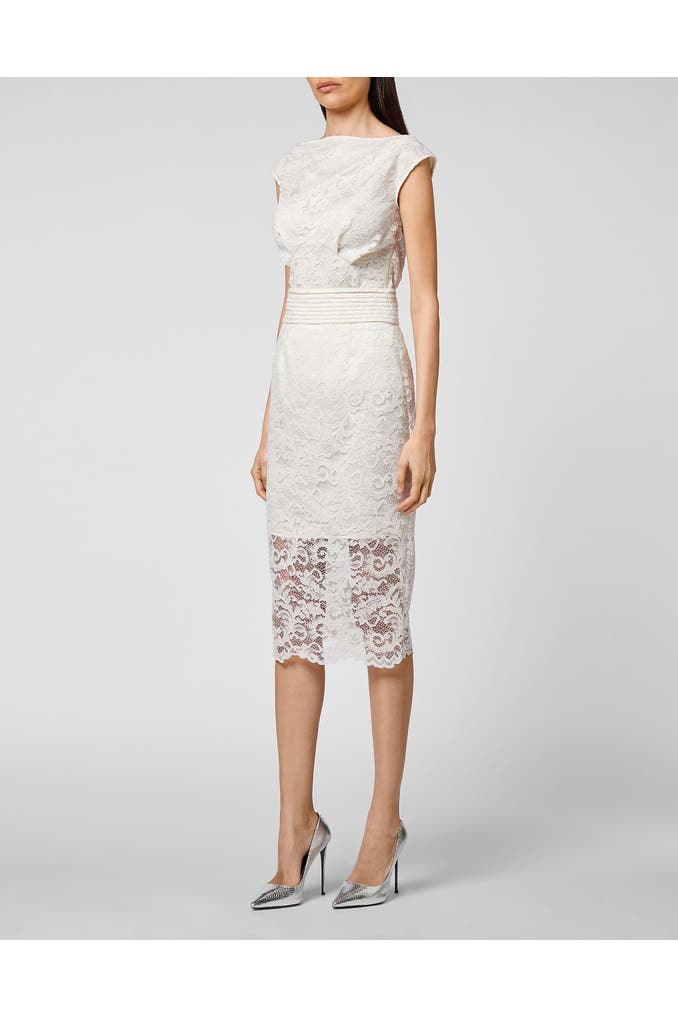 PHILIPP PLEIN Maxirock 75 | Cream » günstig online kaufen | Outletcity