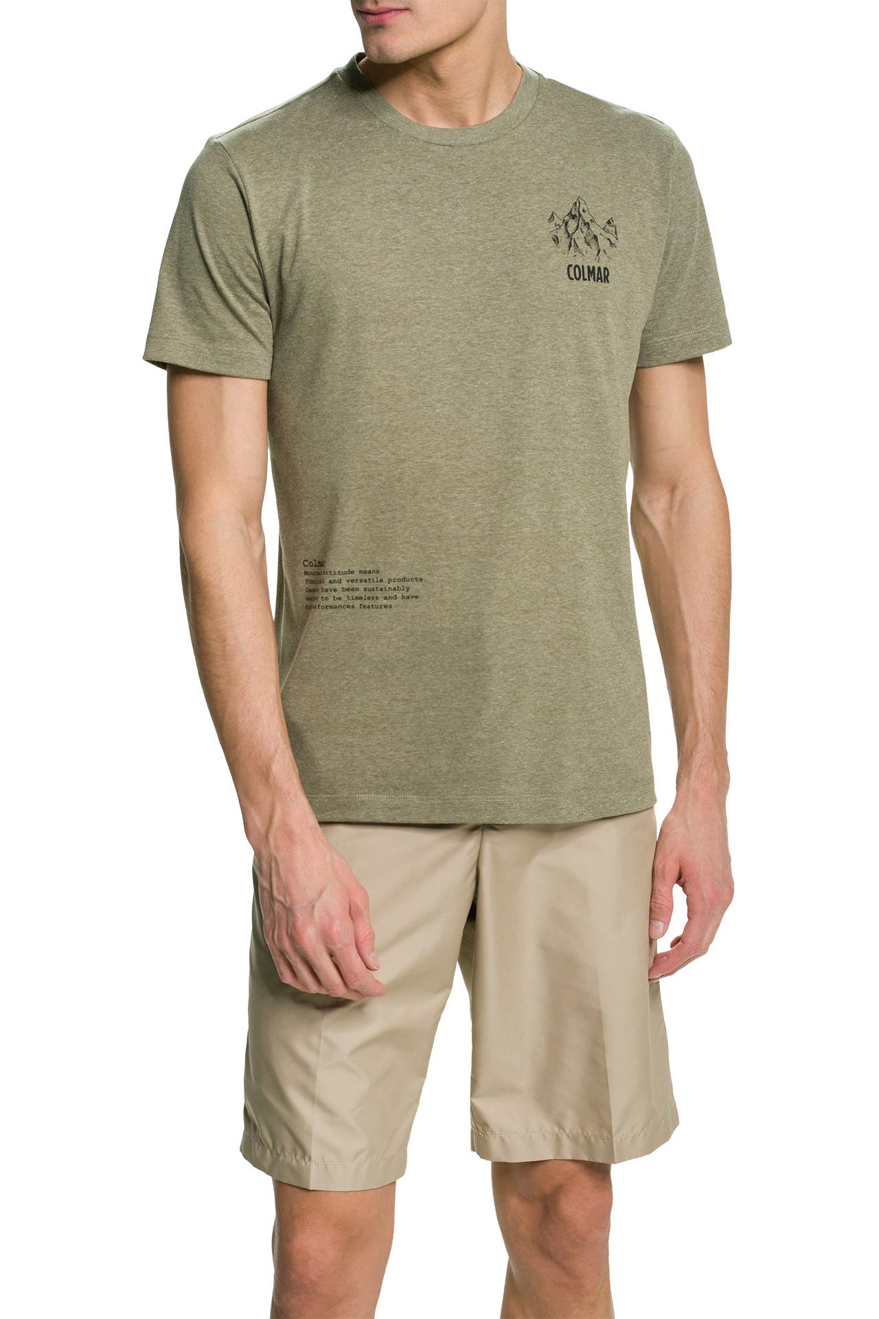 COLMAR T-Shirt 'Follower' graugrün » günstig online kaufen | Outletcity