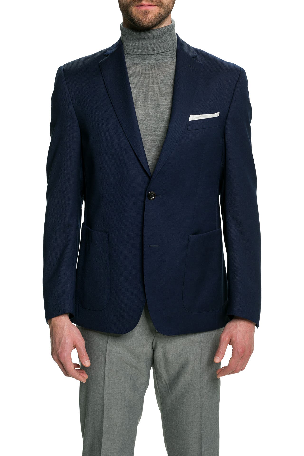 CARL GROSS Casual-Sakko 'Fanning' dunkelblau » günstig online kaufen ...