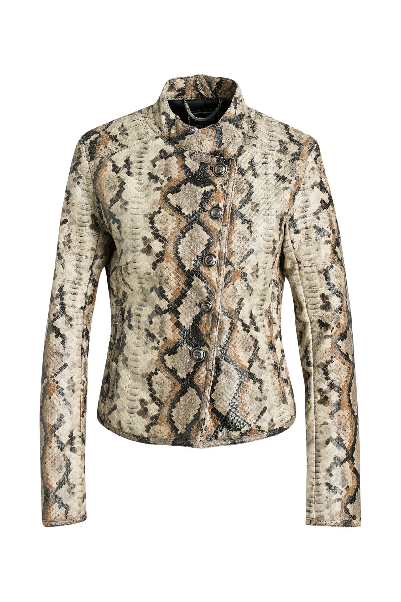 GUESS Kunstlederjacke 'Melania' animal » günstig online kaufen