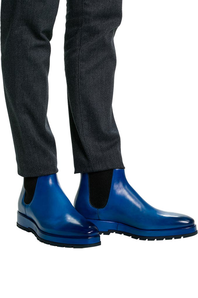 SANTONI Chelsea-Boots blau » günstig online kaufen