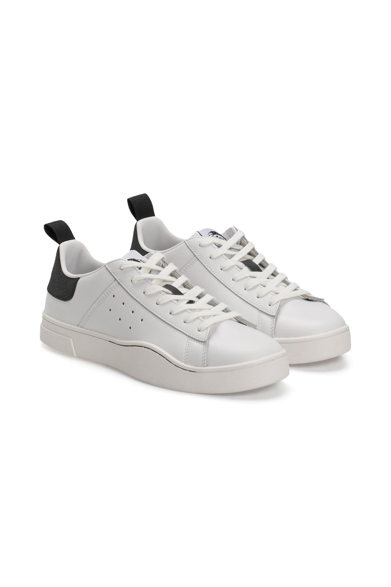 DIESEL Leder-Sneaker 'Clever' weiß » günstig online kaufen