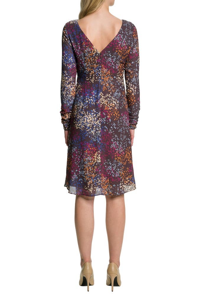 KLEO Kleid gemustert pflaume » günstig online kaufen | Outletcity