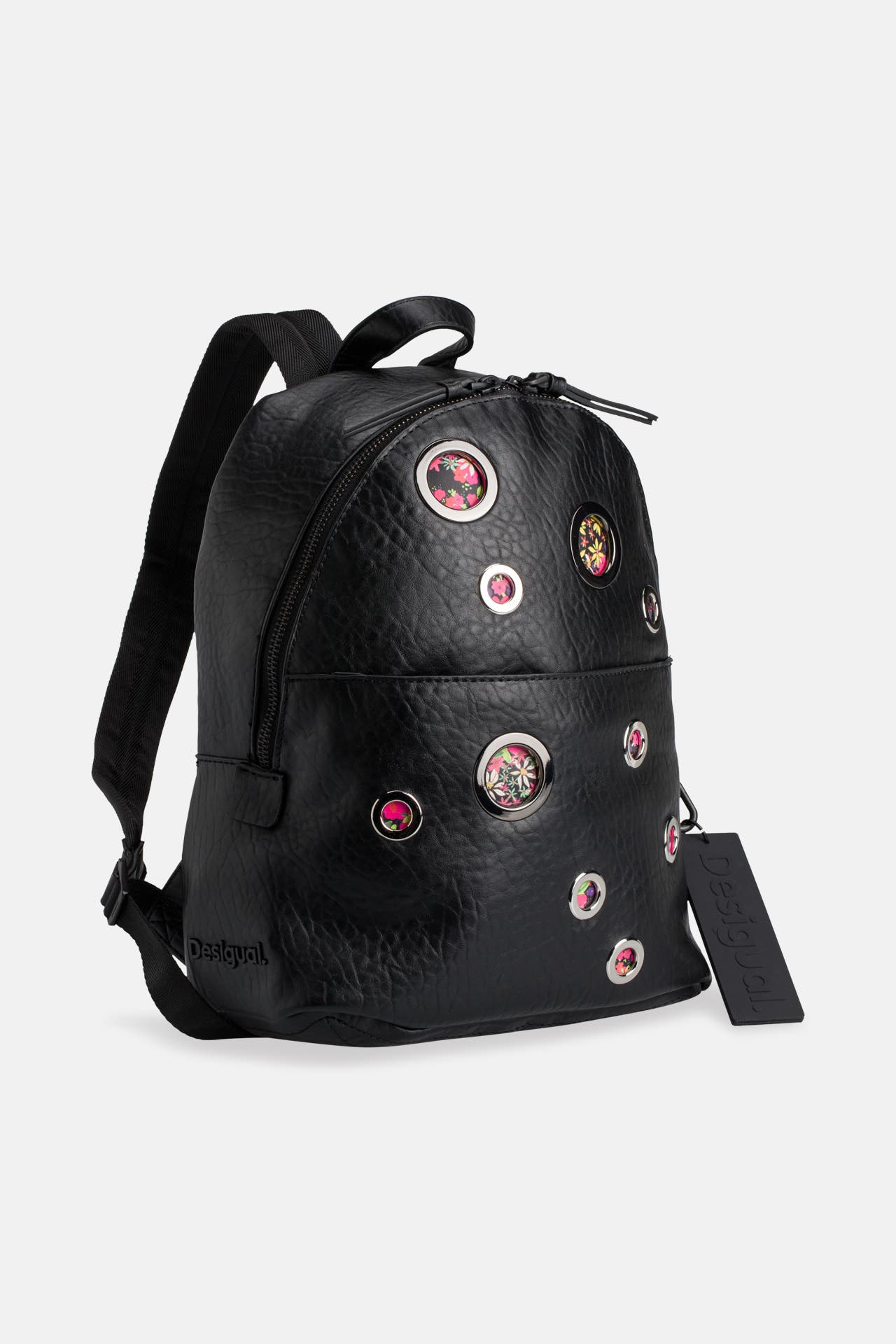 DESIGUAL Rucksack schwarz floral » günstig online kaufen | Outletcity