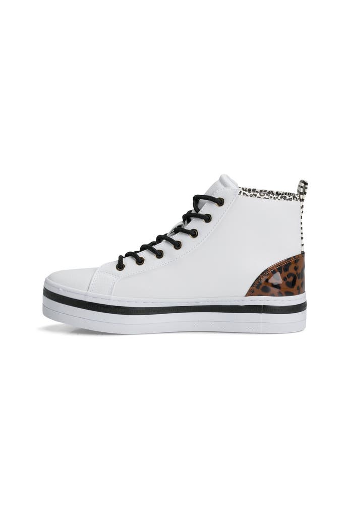 GUESS High-Top-Sneaker 'Basking' weiß » günstig online kaufen