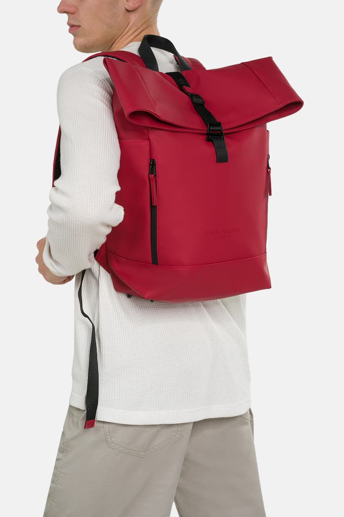 GASTON LUGA Rucksack 'Rullen' rot » günstig online kaufen