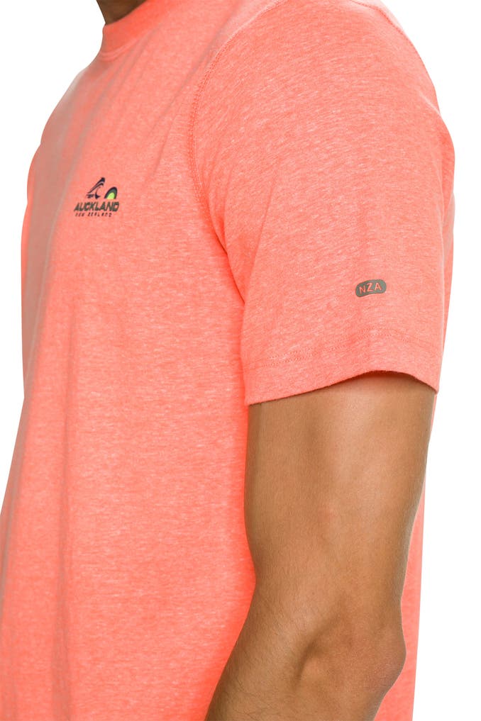 NEW ZEALAND AUCKLAND T-Shirt 'Te Whekau' neonorange meliert » günstig ...