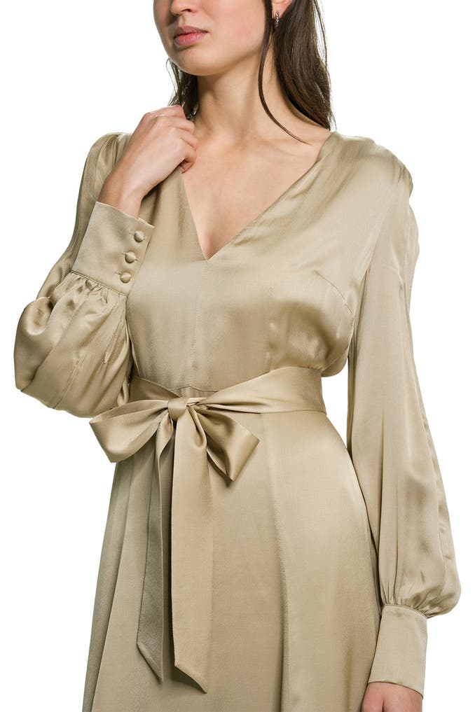 IVY OAK Kleid 'Dena Rose Puffy' beige » günstig online kaufen | Outletcity