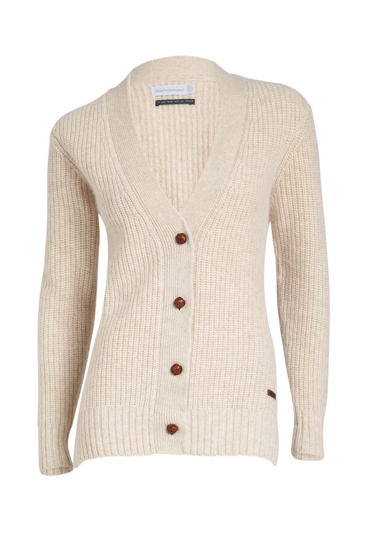 Wollmix-Cardigan 'Dita' beige - PEAK PERFORMANCE » günstig online ...