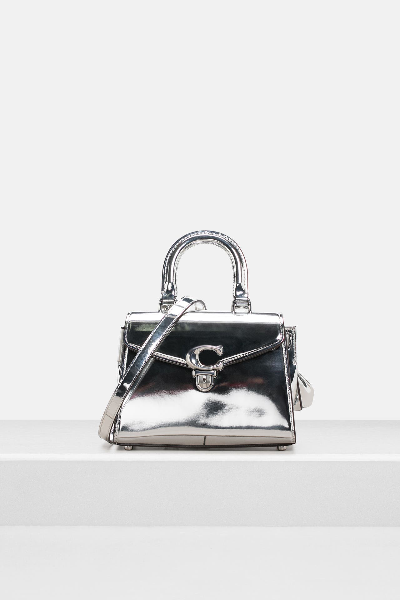 COACH Handtasche silber » günstig online kaufen | Outletcity