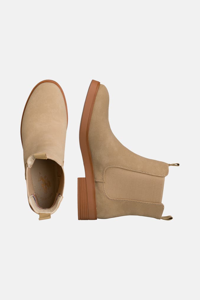U.S. POLO ASSN. Chelsea-Boots 'Ylenia' beige » günstig online kaufen