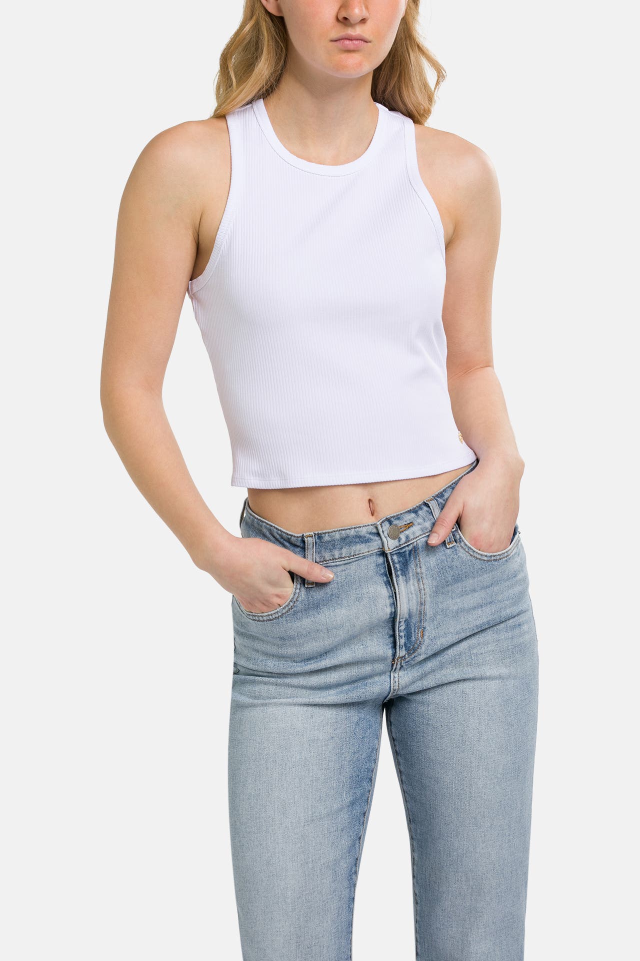 GUESS Tanktop 'Denise' weiß » günstig online kaufen | Outletcity