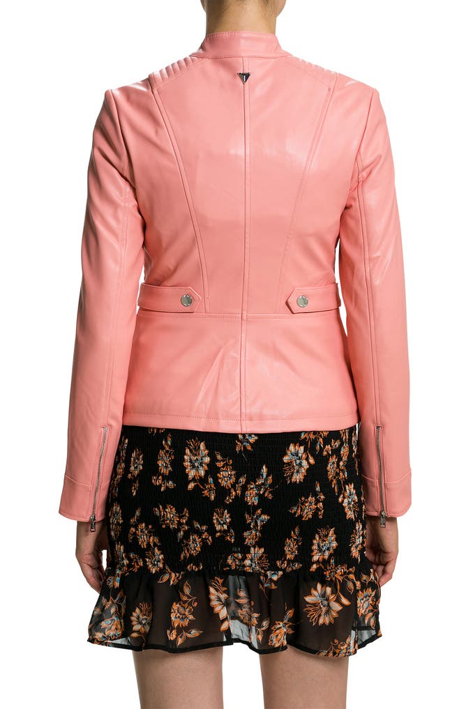 GUESS Kunstlederjacke rosa » günstig online kaufen | Outletcity