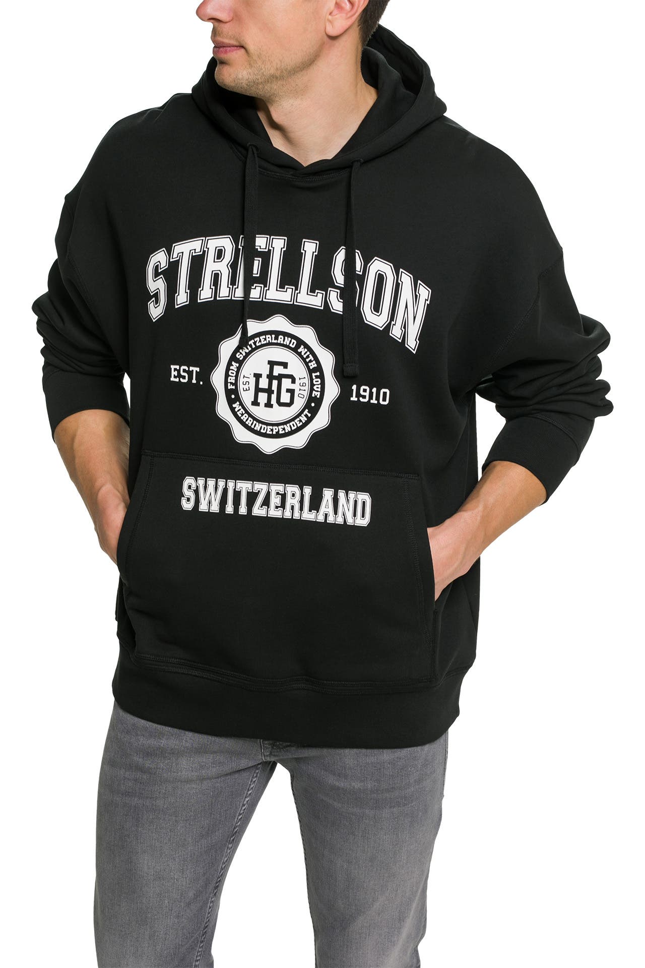 STRELLSON Hoodie 'Nadav' schwarz » günstig online kaufen | Outletcity