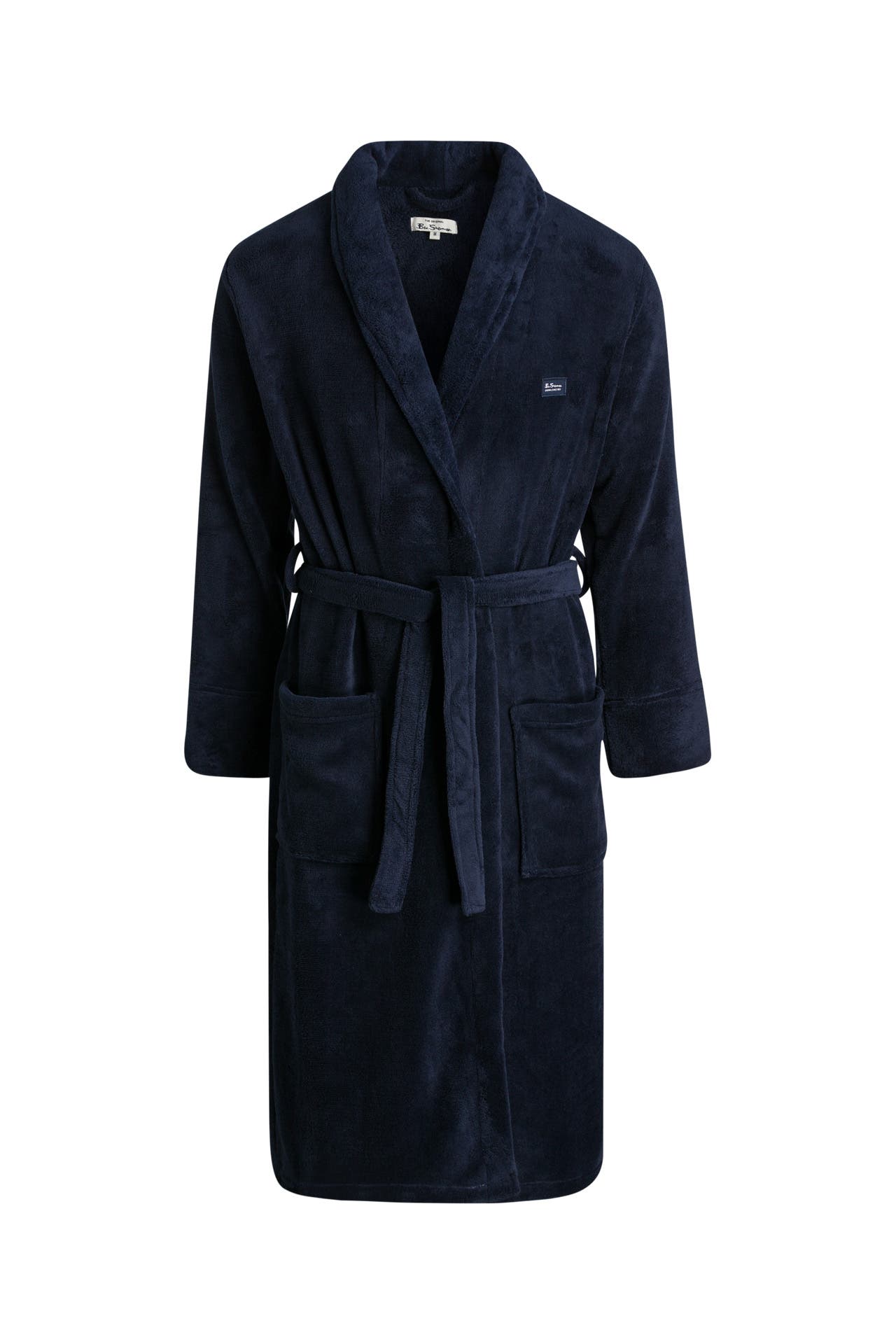 Bademantel 'Randol' dunkelblau - BEN SHERMAN » günstig online kaufen ...