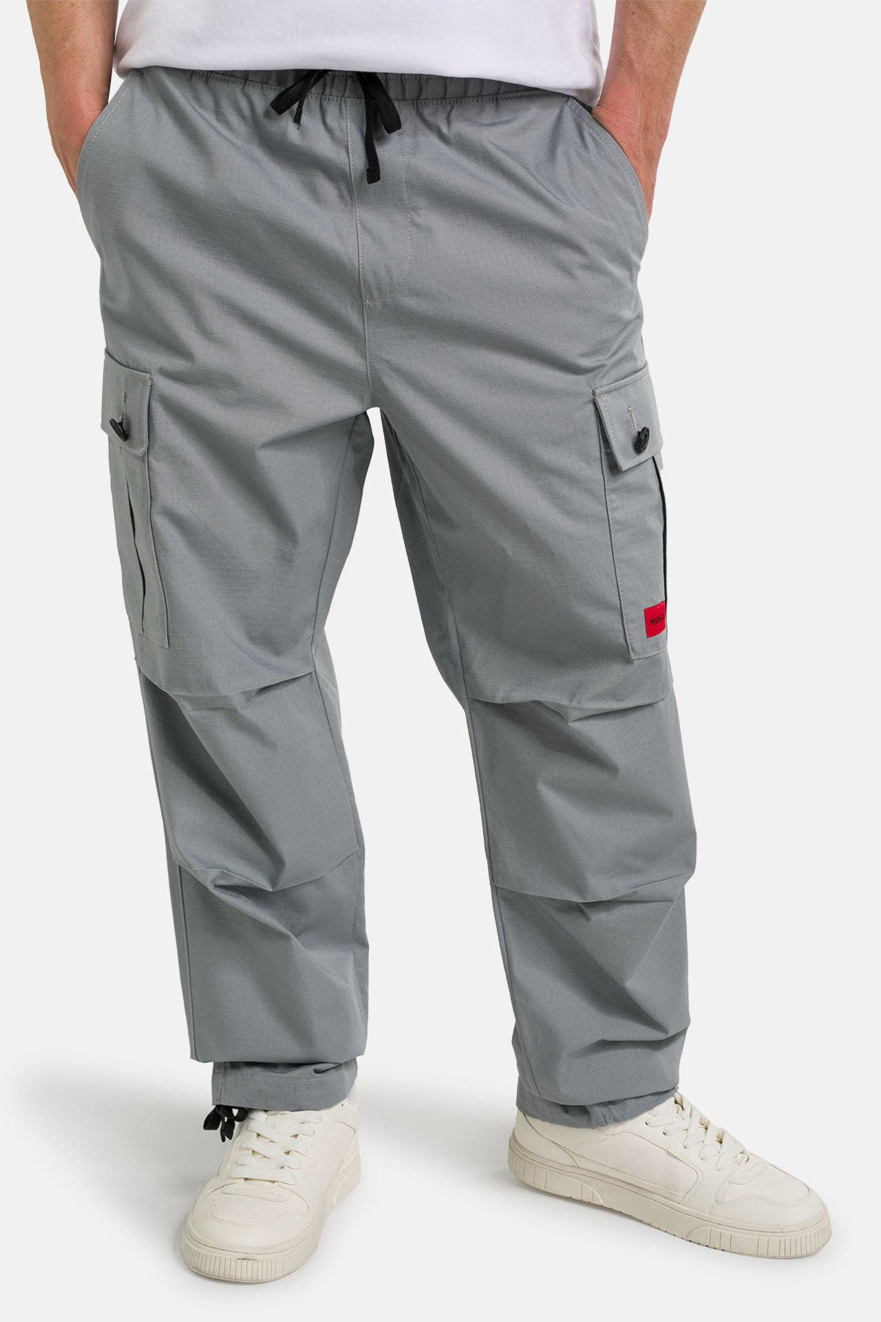 HUGO Cargohose 'Garlo' hellgrau » günstig online kaufen | Outletcity