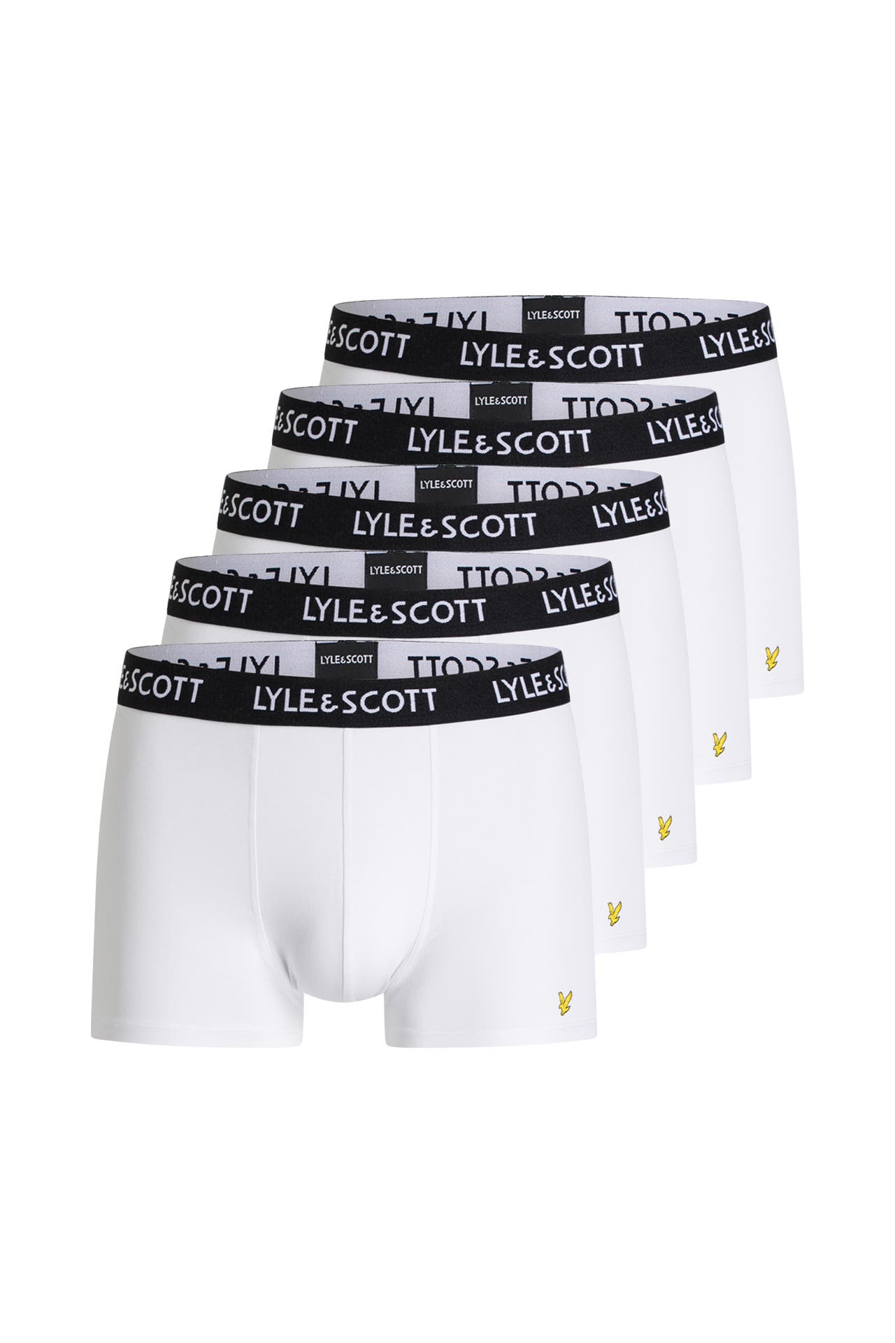 LYLE&SCOTT 5er-Pack Boxer Trunks weiß » günstig online kaufen | Outletcity