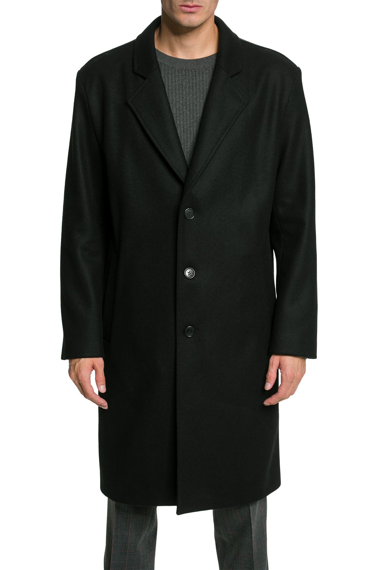 HUGO Wollmix-Mantel 'Malox' schwarz » günstig online kaufen | Outletcity