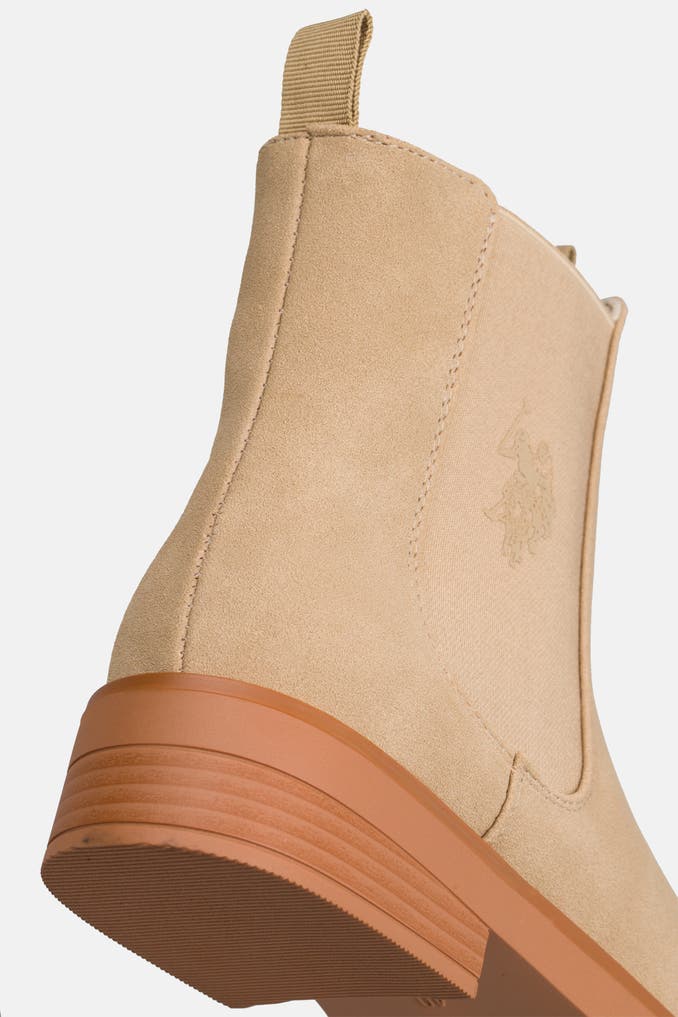 U.S. POLO ASSN. Chelsea-Boots 'Ylenia' beige » günstig online kaufen