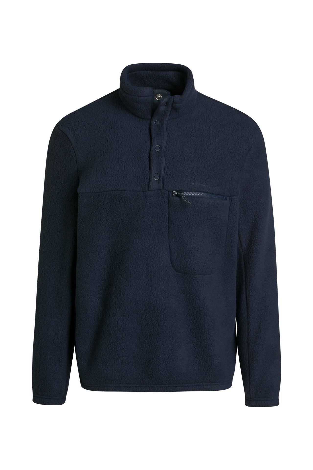 PEAK PERFORMANCE Fleece-Troyer dunkelblau » günstig online kaufen